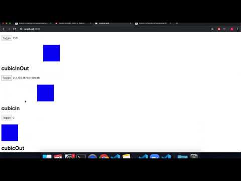 Svelte - Easing functions