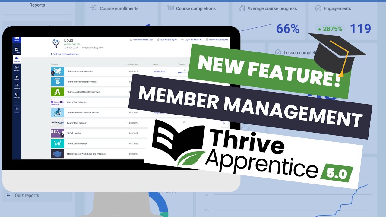 NEW! Thrive Apprentice Member Management and Analytics