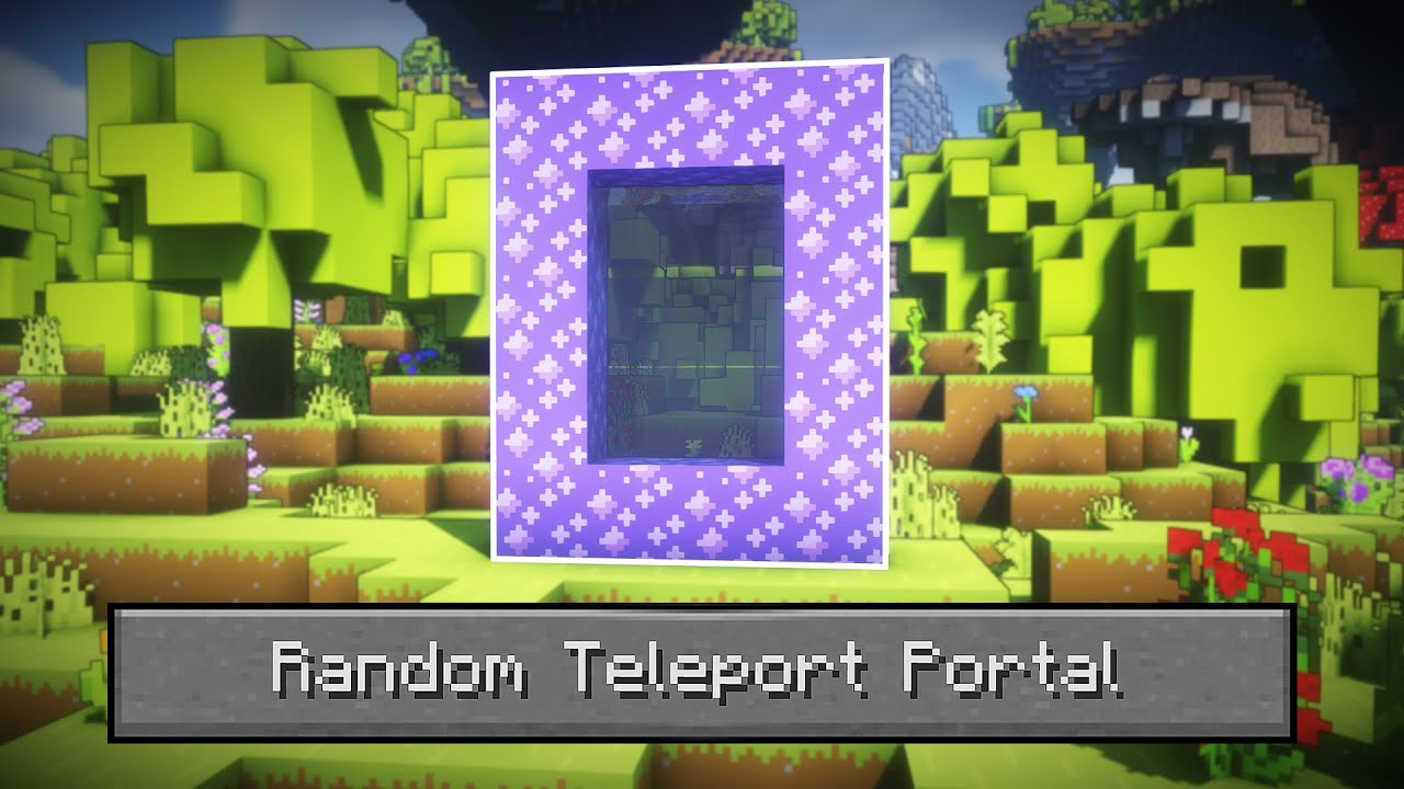 How To Make An RTP Portal & NPC In Minecraft Server (Tutorial)