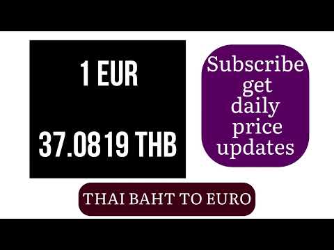 Forex EUR THB Money Exchange Rates Forecast Today 22 May 2025