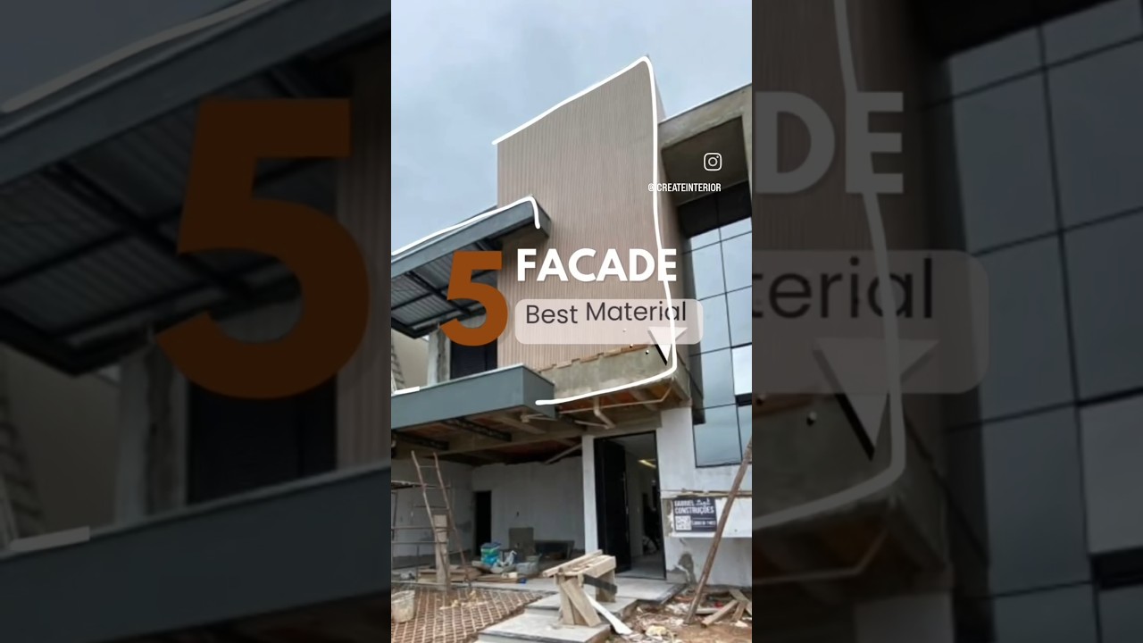 House Elevation Materials #facade #exteriordesign #exteriorpanel #exteriorwallcladding