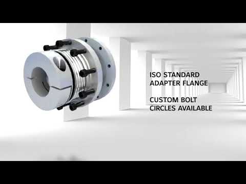 R+W’s model BK8 Precision Bellows Coupling