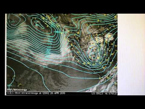 4-26-2016; Phased Array Radar Creates Perfect Right Angle on Gale Force System