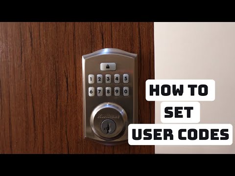 How to Set User Codes on Kwikset SmartCode 260 Door Lock