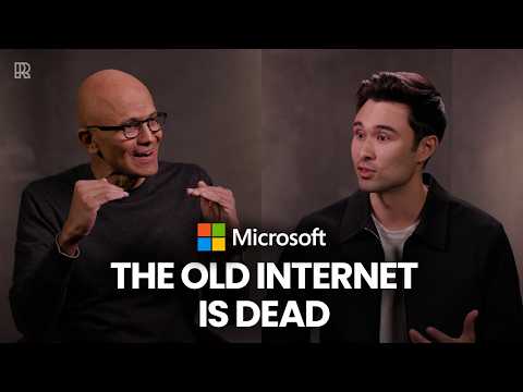 Satya Nadella on AI Agents, Rebuilding the Web, the Future of Work, and more