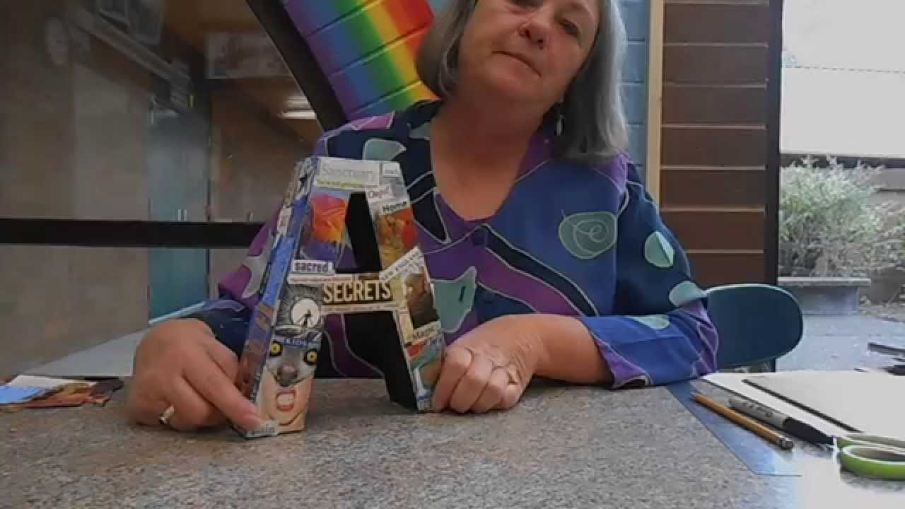 3 D collage letters 1