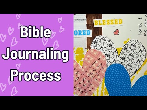 Creative Bible Journaling with Printables and acrylics | Mixed Media Bible Journaling