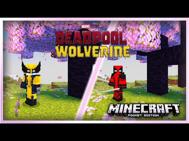 Minecraft Deadpool & Wolverine Addon Minecraft Mod