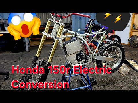Electric Dirtbike! (Honda 150r Conversion) episode 1