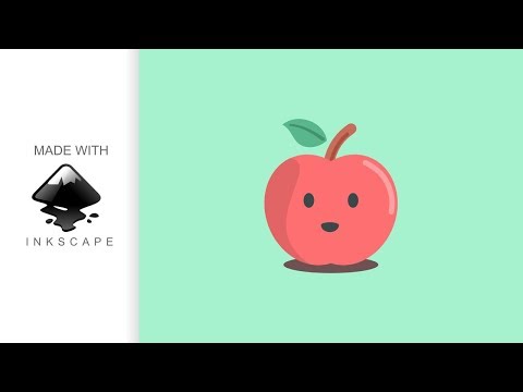 Inkscape Howto - Cute Apple Icon