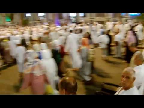 Sea of people leaving Haram after salat - Hajj 1437 (2016) Adam Travel - Raleigh Group 4D