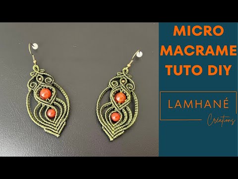 Tuto Micro-Macramé DIY : Boucles d'Oreilles "Val"