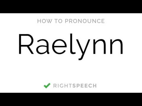 🔴 Raelynn - How to pronounce Raelynn - American Girl Name
