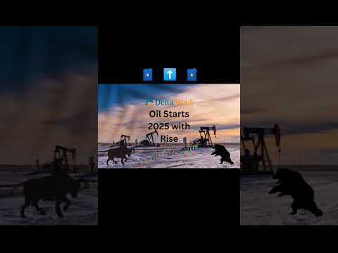 Oil Starts 2025 with Rise #crudeoil