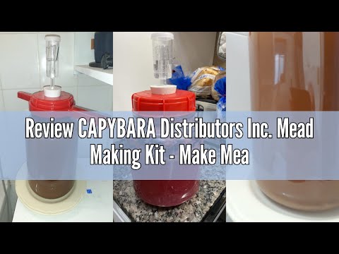 Review CAPYBARA Distributors Inc. Mead Making Kit - Make Mead Kombucha Hard Cider Wine at Home - Cra