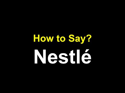 How to Pronounce Nestlé Correctly (American & British Accent)