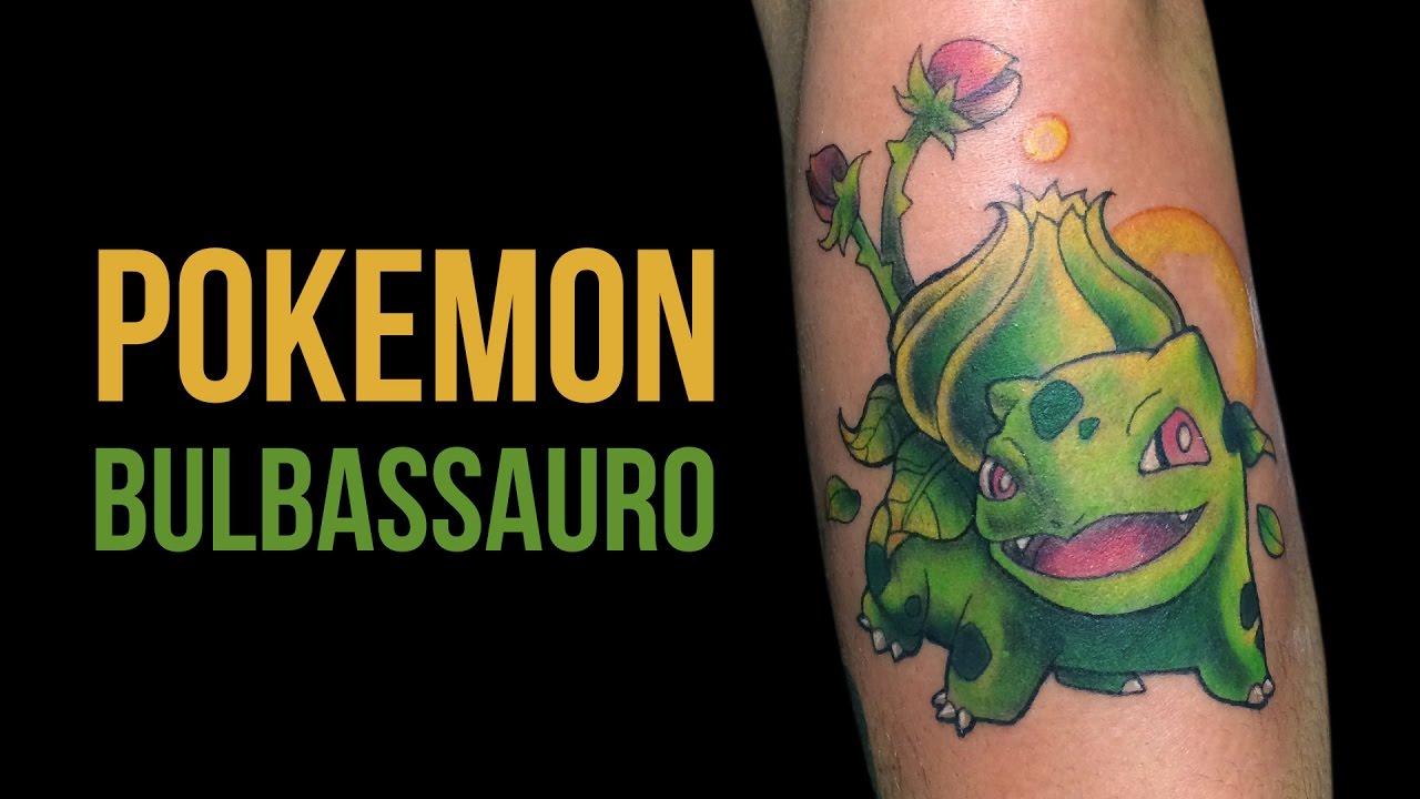BULBASAUR (Pokemon) - Tattoo Time Lapse #45