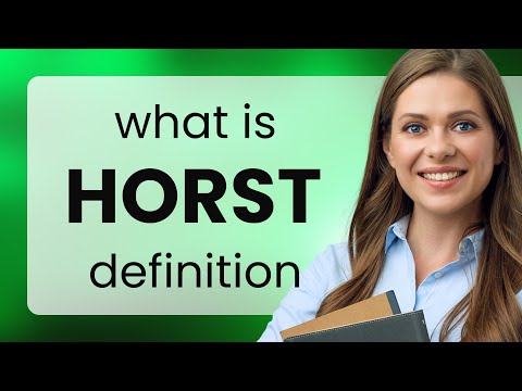 Horst — what is HORST definition