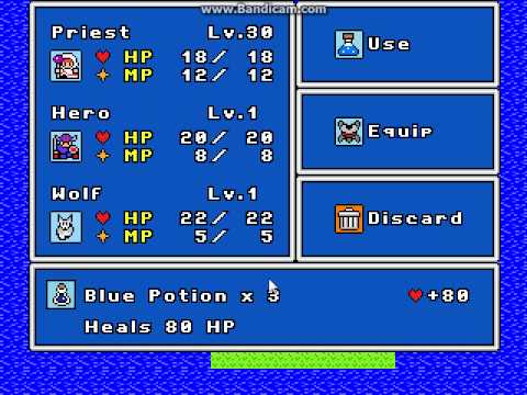 Item Menu | Retro RPGs