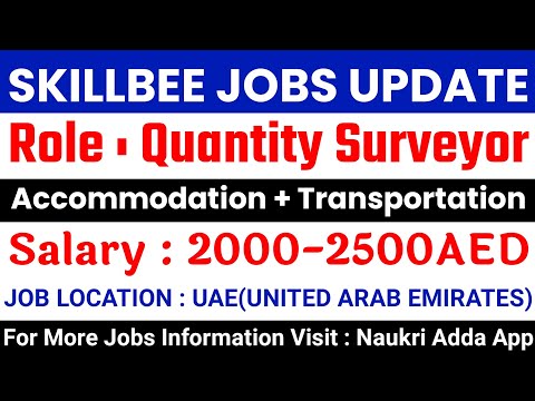 JOB IN UAE / Role: Quantity Surveyor / Company: BIN MALEK CONTRACTING / Salary: AED 2000 - 2500