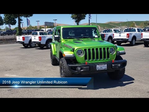 2018 Jeep Wrangler Unlimited Rubicon Sport Utility Livermore Brentwood San Leandro Concord Tracy