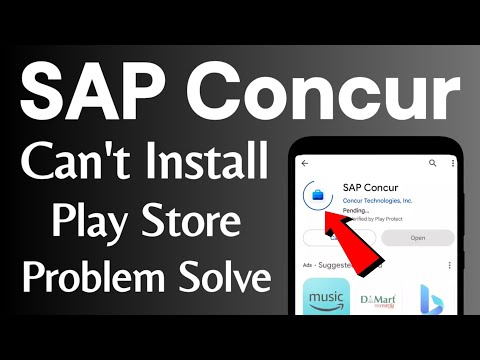 fix Can't Install Sap Concur App Google Play Store | Download Pending Problem Solve