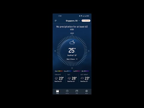 AccuWeather: Weather Radar (by AccuWeather) - free weather app for Android and iOS.