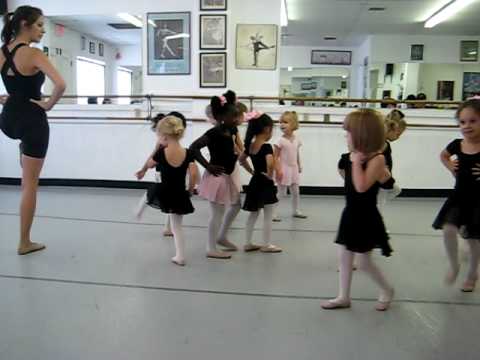 07-17-10 Final Ballet Class, walking on tiptoe