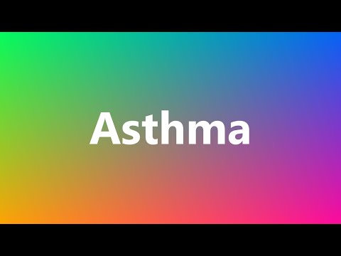 Asthma - Medical Meaning