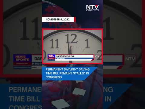 The permanent daylight saving time bill remains stalled in Congress.