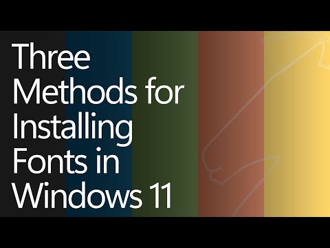 Three Methods for Installing Fonts In Windows Eleven
