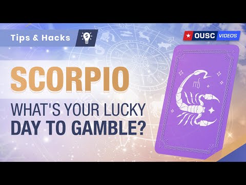 What is Scorpio's Lucky Day To Gamble? | Scorpio Predictions!