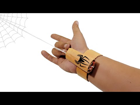 How To Make Spider Man Web Shooter With Cardboard Easy at Home | Cardboard Craft Easy