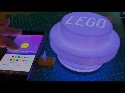 🔦 Led lamp - Lego stud・Free STL File for ・Cults