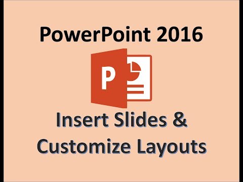 PowerPoint 2016 - Add New Slide & Change Layout - How to Create Slides in MS PPT Presentation Design
