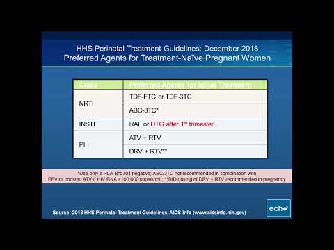 Antiretroviral Drugs in Pregnant Women with HIV Infection