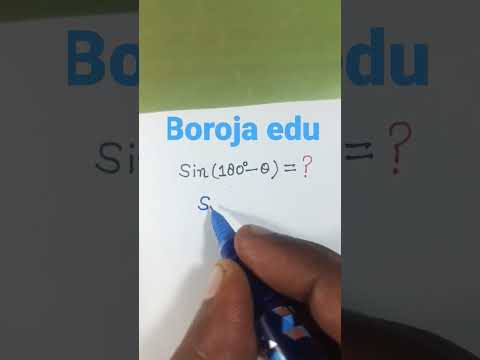 Sin 180 degree minus theta || Sin 180 degree minus theta is equal to ๐๐#maths #shorts