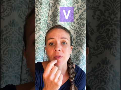V pronunciation! Proper pronunciation. #englishteacher #learnenglish #esl #pronunciation