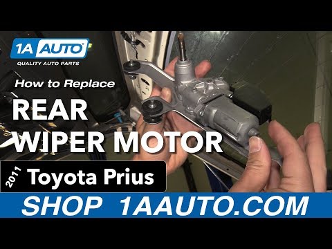 How to Install Rear Wiper Motor 10-15 Toyota Prius