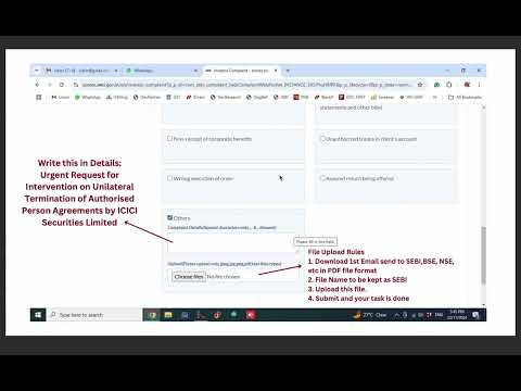 File a Complaint on SEBI SCORES Against ICICI Securities – Quick Guide (Check Description For Link)