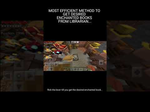 MOST EFFICIENT WAY TO GET ENCHANTED BOOKS FROM LIBRARIAN..| MINECRAFT SURVIVAL