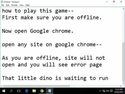 Play Google Chrome's Official Dinosaur Game