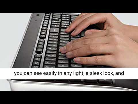 Logitech K800 Wireless Illuminated Keyboard — Backlit Keyboard, Fast-Charging, Dropout-Free 2.4GHz