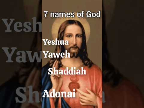 7 NAMES OF GOD IN DIFFERENT LANGUAGES #shortsfeed #catholicism
