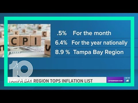 Survey: Tampa Bay region has highest inflation rate in US