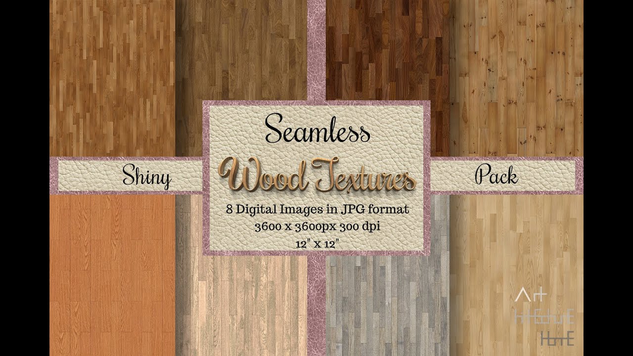 Seamless Wood Textures - Shiny Pack - Seamless Patterns - Digital Papers - Printable Scrapbook