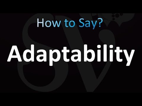 How to Pronounce Adaptability (correctly!)