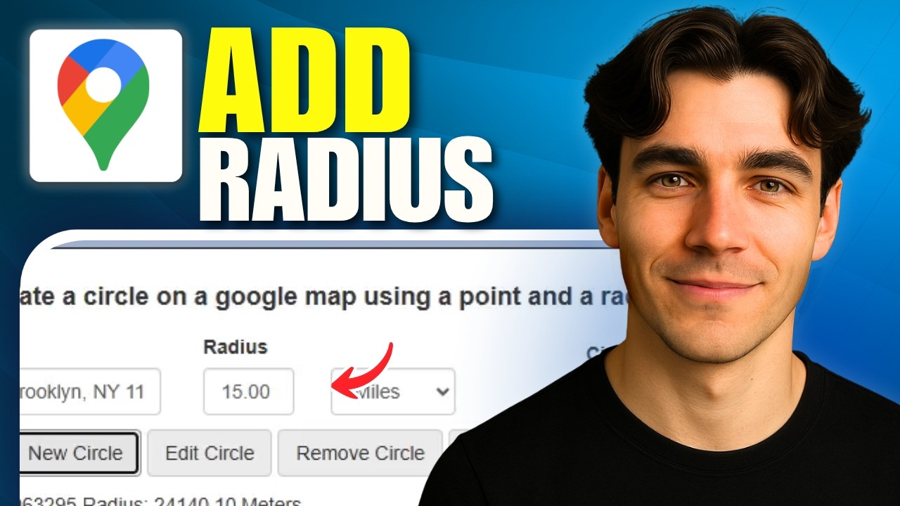 How To Add A Distance Radius Circle To Google Maps (Tutorial 2026)