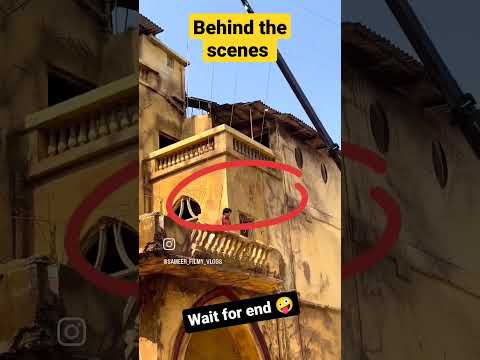 Behind the scenes of Bollywood film shooting film city Mumbai