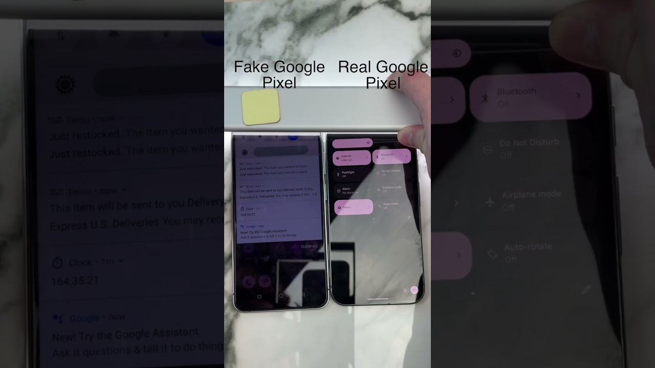 Fake Google Pixel vs Real BRIGHTNESS Test – The Results Will SHOCK You! 🤯🔥 #BrightnessTest #Pixel